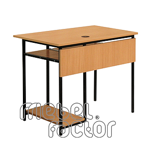 Single computer table UNIVERSAL 90x60cm, H71cm | Mebel Factor